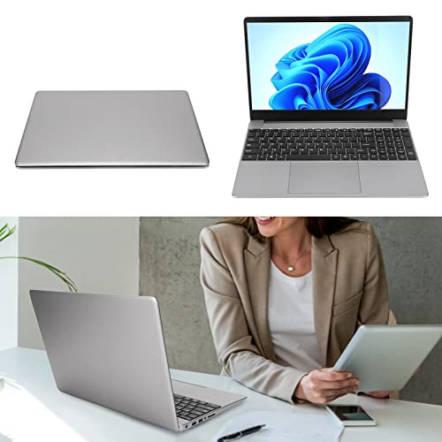 15.6in Laptop, Ultra Thin High Performance Processor Portable Laptop FHD Screen for Home (16+1TB US Plug)