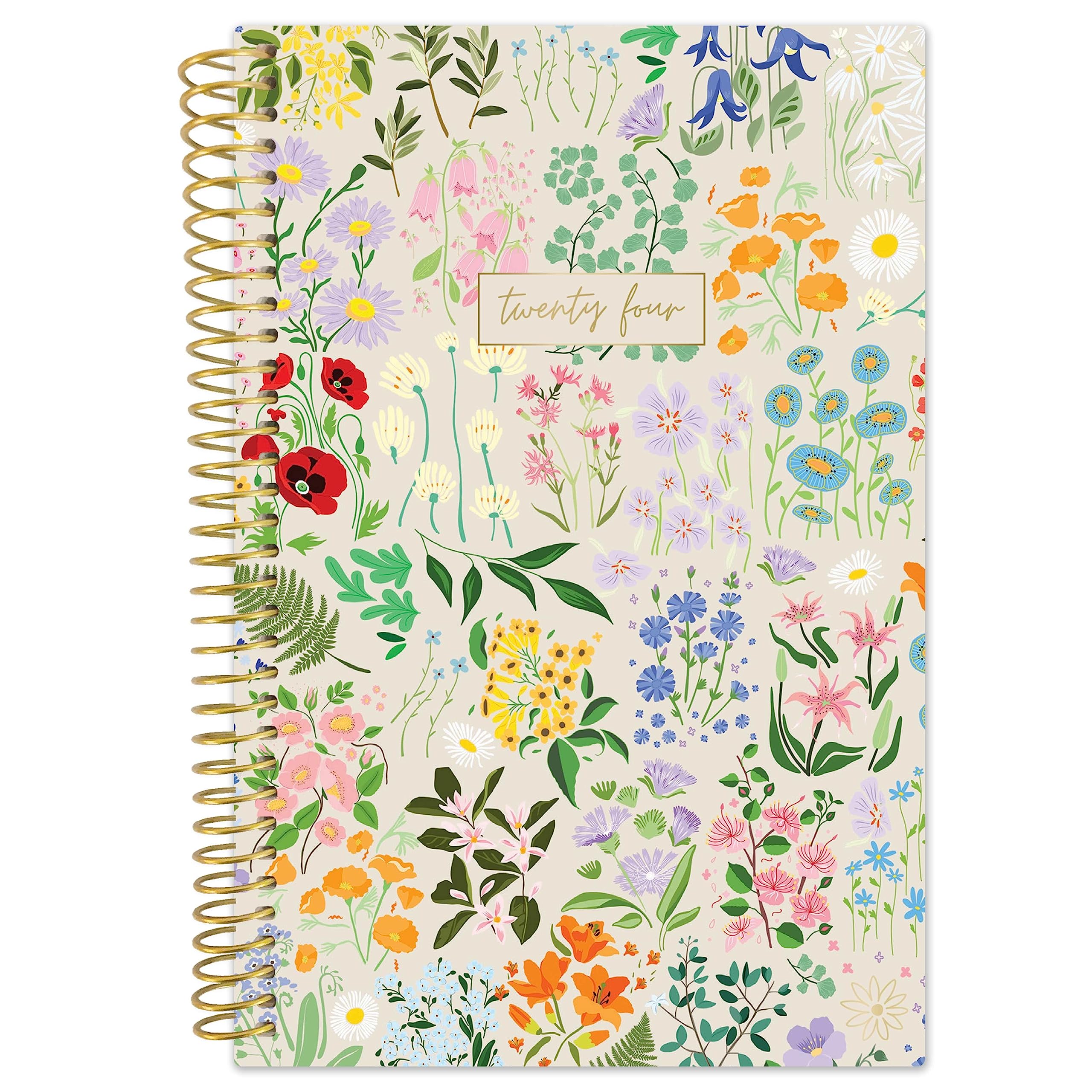 bloom daily planners 2024 Pocket Planner - 4” x 6” - (January 2024 - December 2024) - MINI Weekly/Monthly Agenda Organizer & Calendar Book - Garden Party