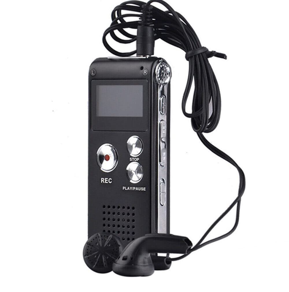 Paranormal Ghost Hunting Equipment Digital EVP Voice Activated Recorder USB US 8GB (Black)