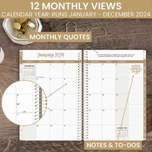 bloom daily planners 2024 Calendar Year Day Planner (January 2024 - December 2024) - 5.5” x 8.25” - Weekly/Monthly Agenda Organizer Book with Stickers & Bookmark - Writefully His