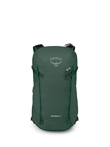 Osprey Skarab 22L Men's Hiking Backpack with Hydraulics Reservoir, Tundra Green