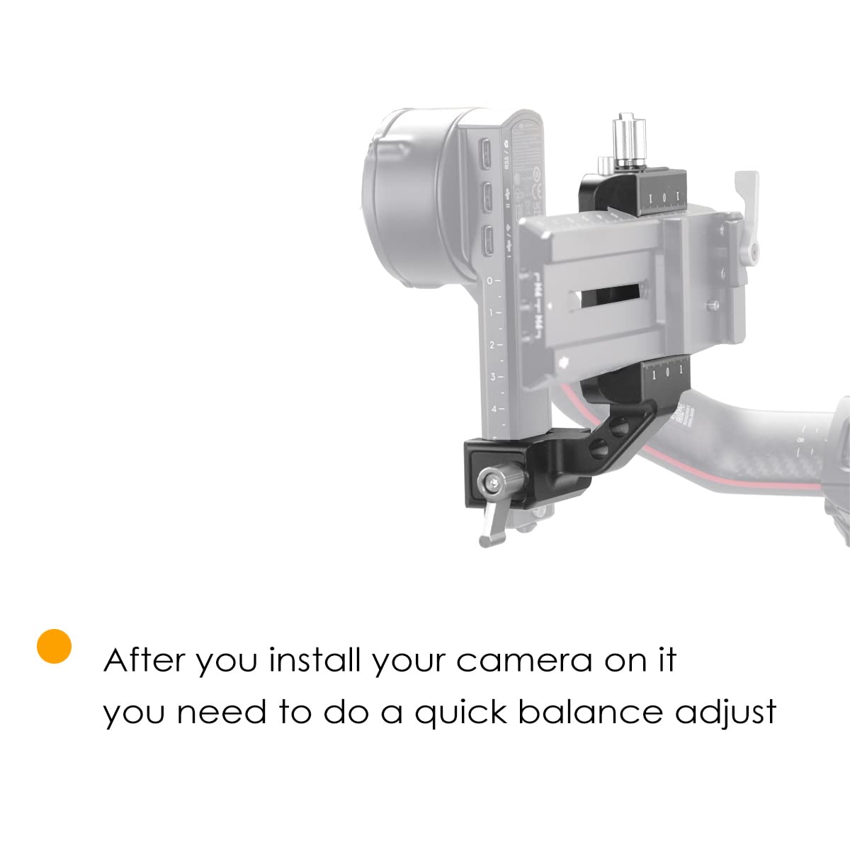 RS3 Vertical Camera Mount,Robust Portrait Mounting Solution Compatible with DJI RS 2/RS 3/RS3 PRO for IG YouTube Shorts Tiktok Video Extended Vertical Shooting