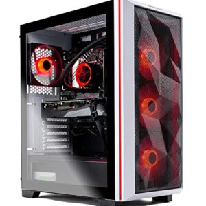 Skytech Gaming Chronos Gaming PC Desktop – AMD Ryzen 7 5800X 3.8 GHz, NVIDIA RTX 4070 Ti, 1TB NVME SSD, 16GB DDR4 RAM 3200, 750W Gold PSU, 360mm AIO, 11AC Wi-Fi, Windows 11 Home 64-bit,White