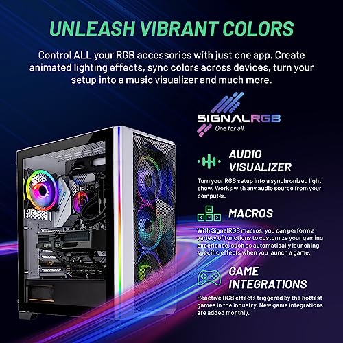 Skytech Gaming Chronos Gaming PC Desktop – AMD Ryzen 7 5800X 3.8 GHz, NVIDIA RTX 4070 Ti, 1TB NVME SSD, 16GB DDR4 RAM 3200, 750W Gold PSU, 360mm AIO, 11AC Wi-Fi, Windows 11 Home 64-bit,White