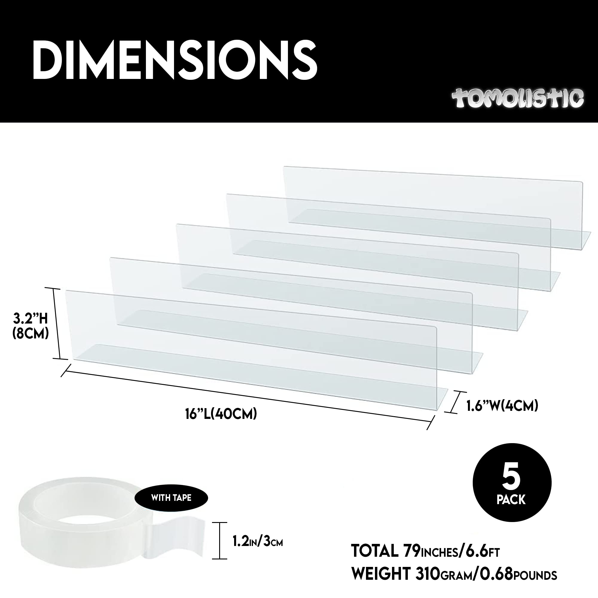 TOMOLISTIC Under Couch Blocker 5pcs - Say Goodbye to Lost Toys and Messy Living Rooms with this Innovative Gap Filler, Storage, and Organizer for Pets and Kid Toys!