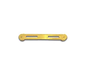 2 ribbon brass mount bar