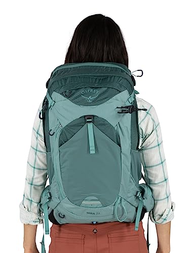 Osprey Mira 22L Women's Hiking Backpack with Hydraulics Reservoir, Anchor Blue