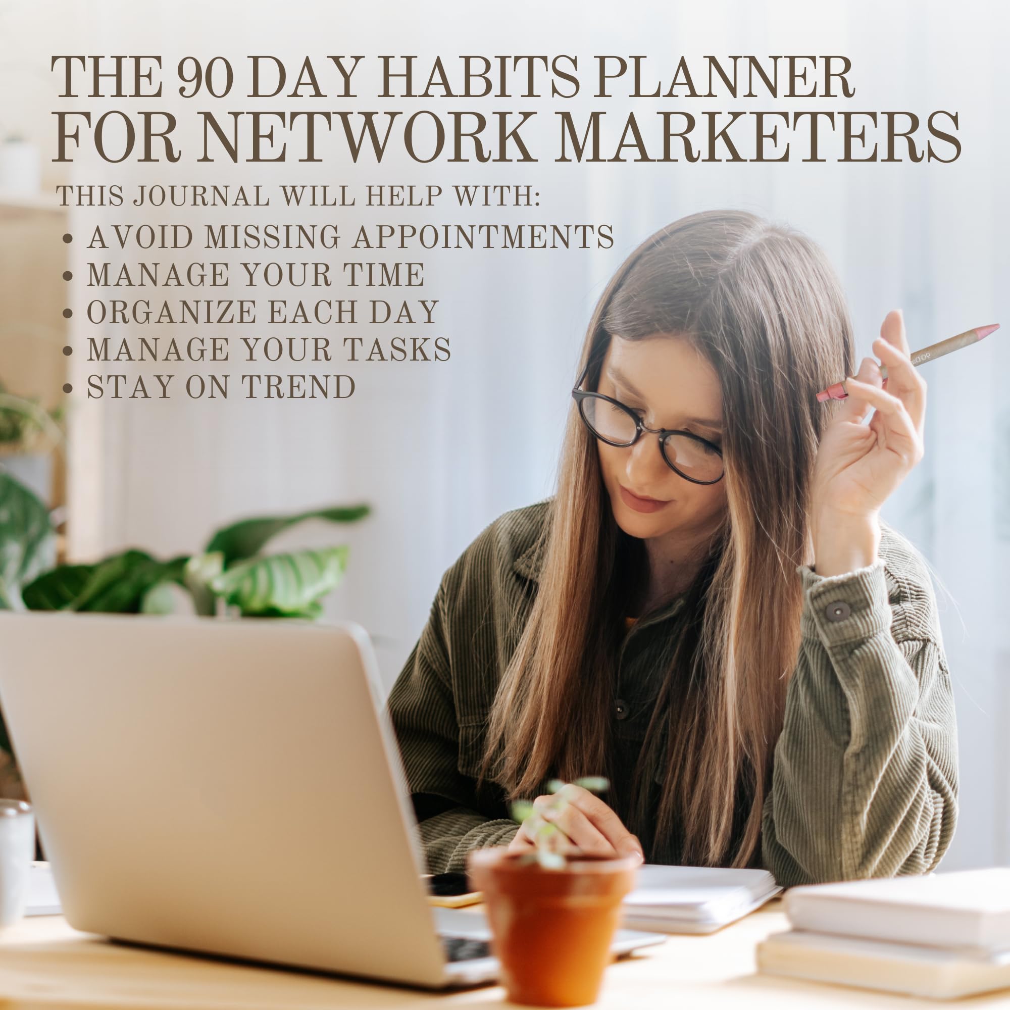 90 Day Habits 12 Month Business Planner for Men & Women - Daily, Weekly and Monthly Planner for Entrepreneurs, Network Marketers, Direct Sellers - Spiral Hardcover with Elastic Closure & Pen Holder