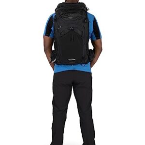 Osprey Manta 34L Men's Hiking Backpack with Hydraulics Reservoir, Black