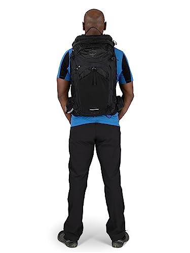 Osprey Manta 34L Men's Hiking Backpack with Hydraulics Reservoir, Black