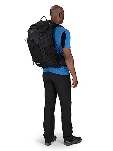 Osprey Manta 34L Men's Hiking Backpack with Hydraulics Reservoir, Black