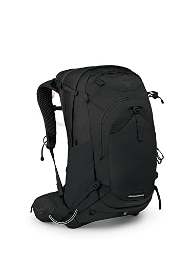 Osprey Manta 34L Men's Hiking Backpack with Hydraulics Reservoir, Black