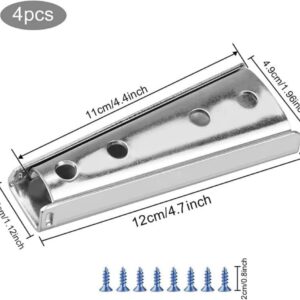 4 Sets Furniture connectors, Diagonal Bolts, Sofa Fixing Bolts, Furniture Hardware Accessories, Sofa Buckle, Sofa Latch, Sectional Sofa Connector, Bed Frame Accessories(Length 120MM)