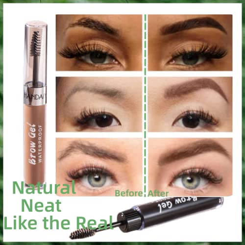 ONarisae Eyebrow Gel Waterproof Eye Brow Gel Thrive Eyebrow Gel Makeup Liquid Brows Styling (Dark Brown)