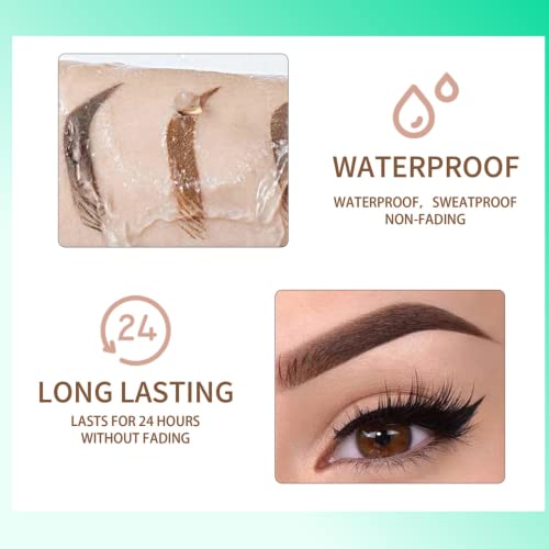 ONarisae Eyebrow Gel Waterproof Eye Brow Gel Thrive Eyebrow Gel Makeup Liquid Brows Styling (Dark Brown)