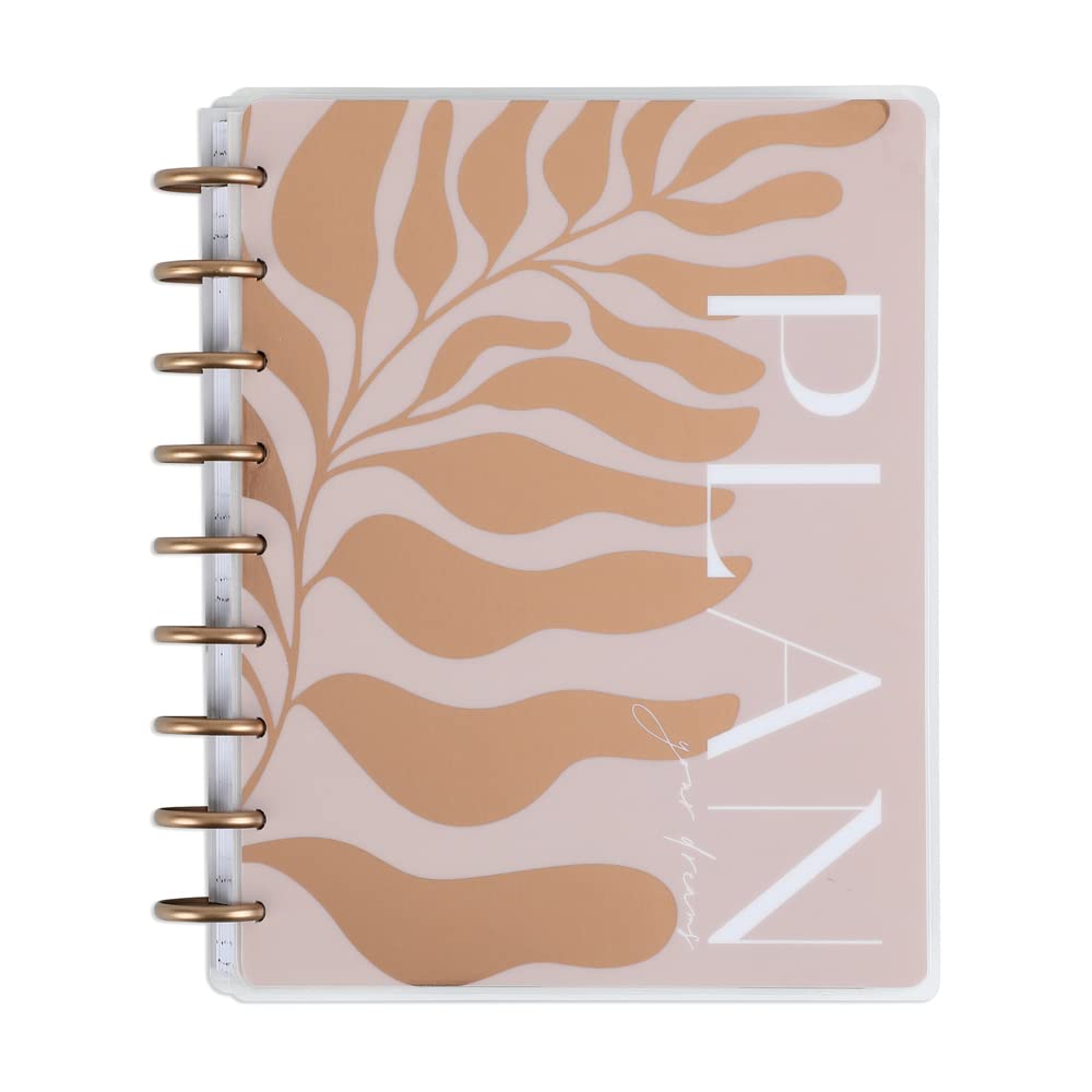 Happy Planner 2023 Daily Diary and Calendar, 18-Month Daily, Weekly, Monthly July 2023–Dec. 2024 Planner Diary, Monthly Layout, Playful Abstract Theme, Classic Size, 17.78 x 23.50 cm