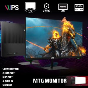 Aurora Max Gaming Tower PC- Intel Core i5 12th Gen, RTX 3060 12GB 192 Bits, 16GB RGB Ram, 256GB Nvme, 4TB HDD, 27 Inch 165HZ Monitor, RGB Keyboard Mouse, Headphone, Liquid Cooling, Webcam, Win 11