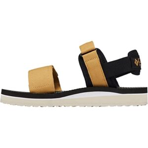 columbia via™ sandal black/dark stone 9 b (m)