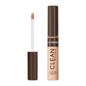 covergirl clean invisible concealer, lightweight, hydrating, vegan formula, golden ivory 109, 0.23oz