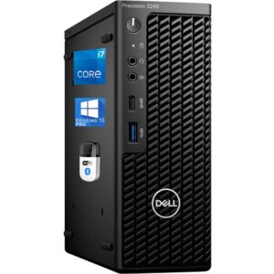 dell precision 3240 desktop workstation – intel i7-10700 - 32gb ram 1tb nvme ssd, intel uhd 630 graphics, displayport, hdmi, usb type-c, ac wi-fi, bluetooth - windows 10 pro