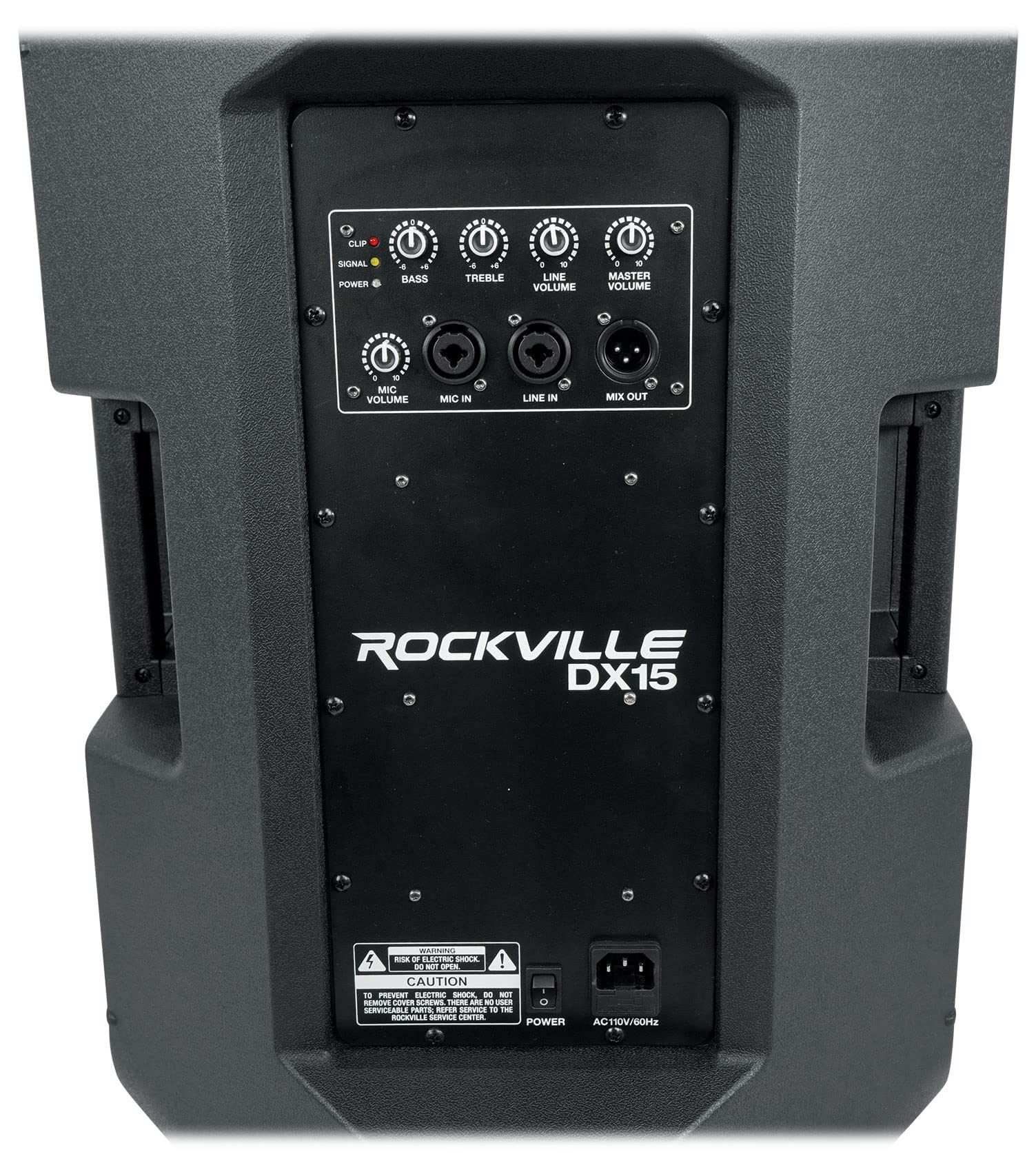 Rockville 2 DX15 15" Class D 2000w Powered Active DJ PA Speakers 500w RMS! Loud