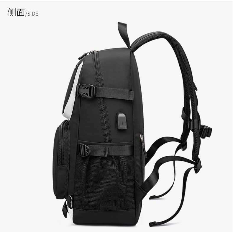 TPSTBAY SCP Foundation Large Daypack Cartoon Bookbag Unisex Travel Bagpack Oxford Laptop Backpack with USB Port(3)