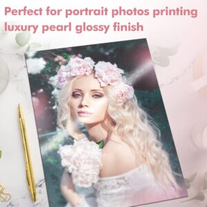 Koala Pearl Glossy Photo Paper 8.5X11 Inches 48LB 30 Sheets Shiny for Inkjet and Laser Printer Use DYE INK 180GSM