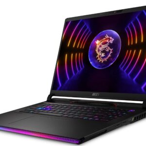 EXCaliberPC 2023 MSI Raider GE78 HX 13VI-079US (i9-13980HX, 64GB RAM, 2TB NVMe SSD, RTX 4090 16GB, 17" QHD+ 240Hz, Windows 11 Pro) Gaming Laptop