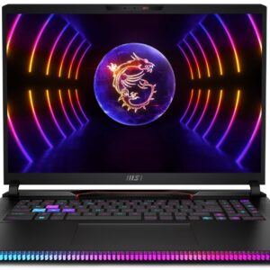 EXCaliberPC 2023 MSI Raider GE78 HX 13VI-079US (i9-13980HX, 64GB RAM, 2TB NVMe SSD, RTX 4090 16GB, 17" QHD+ 240Hz, Windows 11 Pro) Gaming Laptop