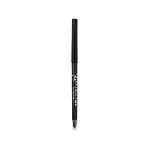 covergirl perfect point plus ink gel eye pencil, pigmented, long-wearing, vegan formula, matte jet black 275, 0.01oz