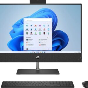 HP Pavilion 27" Full HD Touchscreen All-in-One Desktop Computer - 12th Gen Intel Core i9-12900K 16-Core up to 5.20 GHz Processor, 64GB DDR4 RAM, 4TB NVMe SSD, Intel UHD Graphics 770, Windows 11 Pro