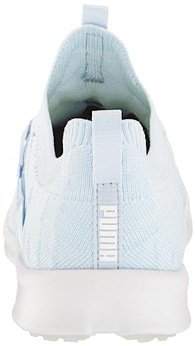 Puma Golf NA Women's Laguna Fusion Knit Sneaker, ICY Blue-Puma White, 8.5