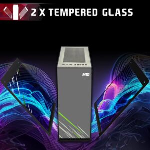 Aurora Max Gaming Tower PC- Intel i5 12th Gen, GTX 1660S 6GB 192bits, 32GB RGB Ram, 512GB Nvme, 2TB HDD, 27 Inch 165HZ Monitor, RGB Keyboard Mouse, Speaker, Liquid Cooling, Webcam, Win 11