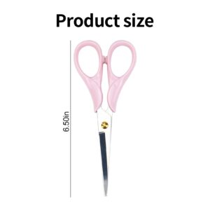 Scissors All Purpose Craft Scissors, Light Pink Multipurpose Fabric Scissors Sewing Scissors Sharp Scissors for Office (Light Pink)