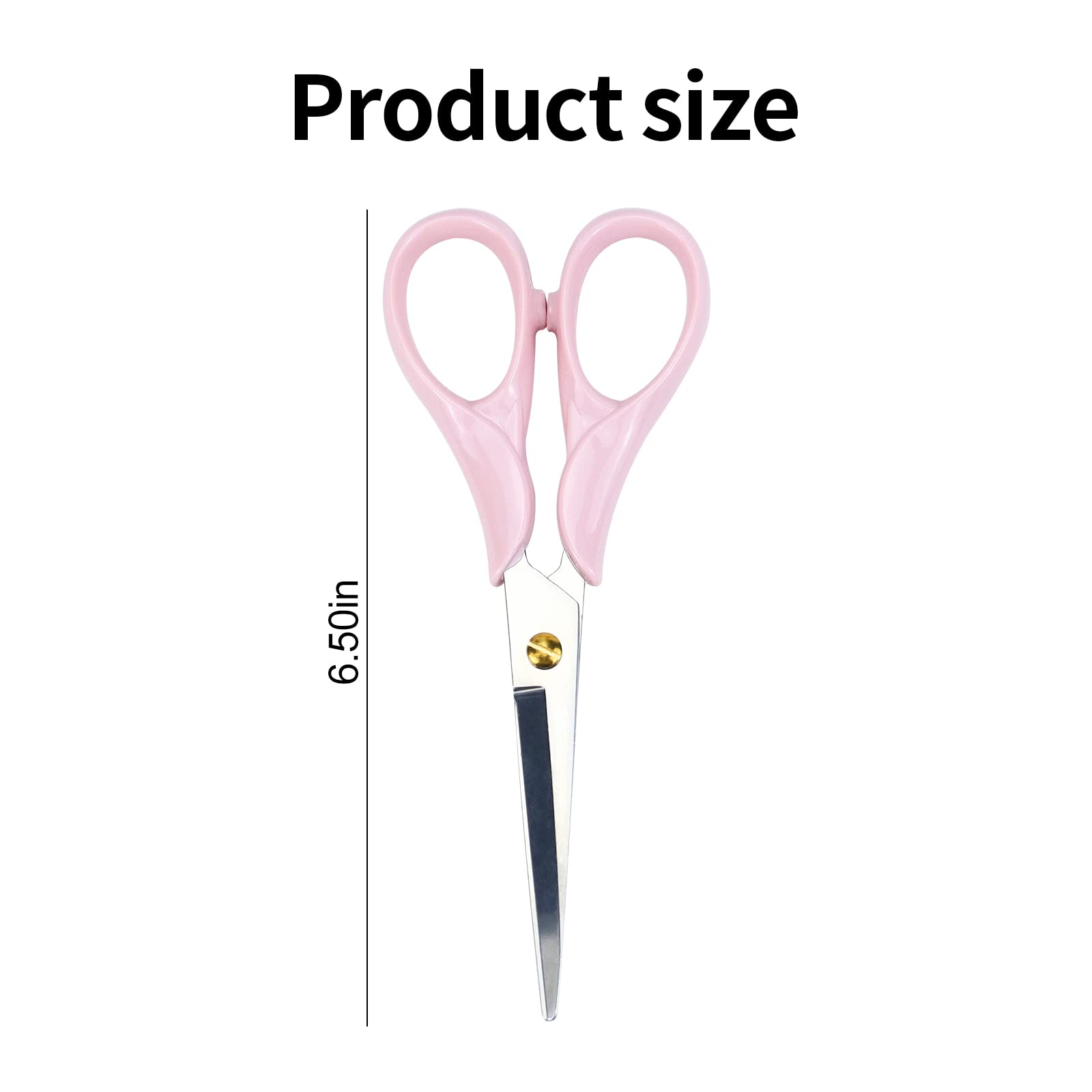 Scissors All Purpose Craft Scissors, Light Pink Multipurpose Fabric Scissors Sewing Scissors Sharp Scissors for Office (Light Pink)