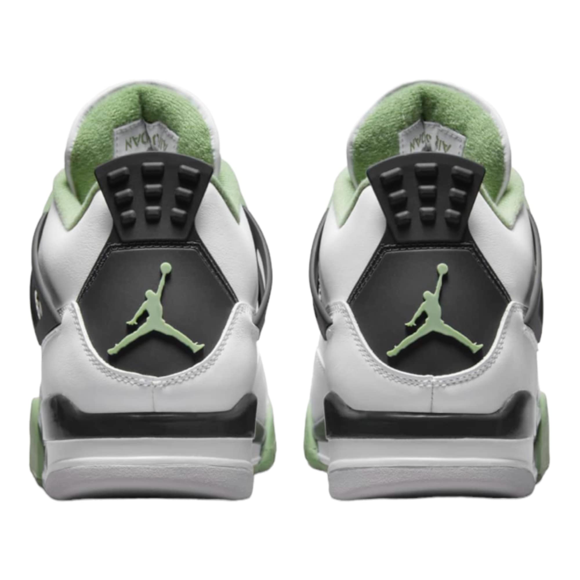 Jordan Air 4 Retro Women's White/Oil Green-Dark Ash AQ9129-103 10