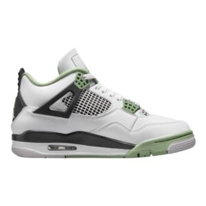 Jordan Air 4 Retro Women's White/Oil Green-Dark Ash AQ9129-103 10