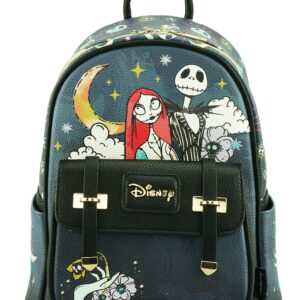 Wondapop Disney The Nightmare Before Christmas 11" Vegan Leather Fashion Mini Backpack