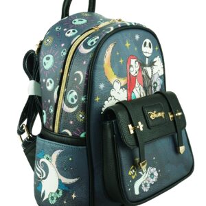 Wondapop Disney The Nightmare Before Christmas 11" Vegan Leather Fashion Mini Backpack