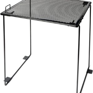 Piffny Versatile Metal Mesh Organizer Shelf, Stackable, for Standard Size School Lockers, Also for Gym and Work Lockers, or Even Kitchen Cabinets & Under Sink Organization