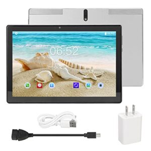 10.1 Inch Tablet 6GB 128GB 1920 * 1200 Resolution 8MP Front 20MP Rear Dual Card Support HD Dual Standby Tablet for Android 8.1 for Drawing (US Plug)