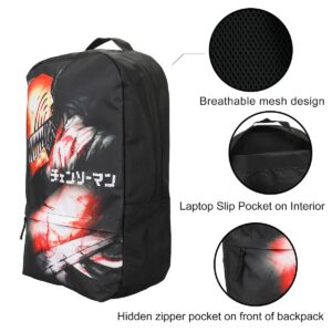 Bioworld Chainsaw Man Denji Black Laptop Backpack