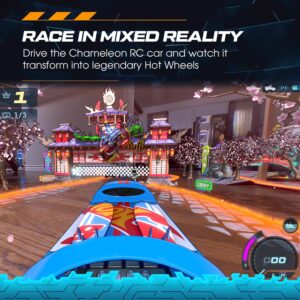 Hot Wheels Rift Rally - Mixed Reality Driving Game - 140+ Legendary Hot Wheels - Multiple Game Modes - Customizable In-home Track - For PS 4/5, iPhone, iPad (Chameleon RC Supercar Standard Edition)