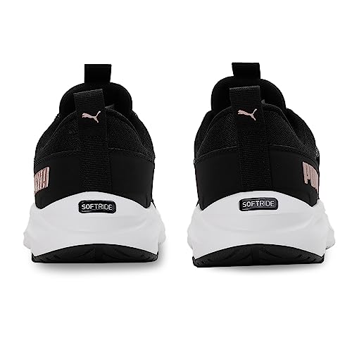 PUMA Women's SOFTRIDE ONE4ALL Sneaker, Puma Black-Rose Gold-Puma White, 7.5