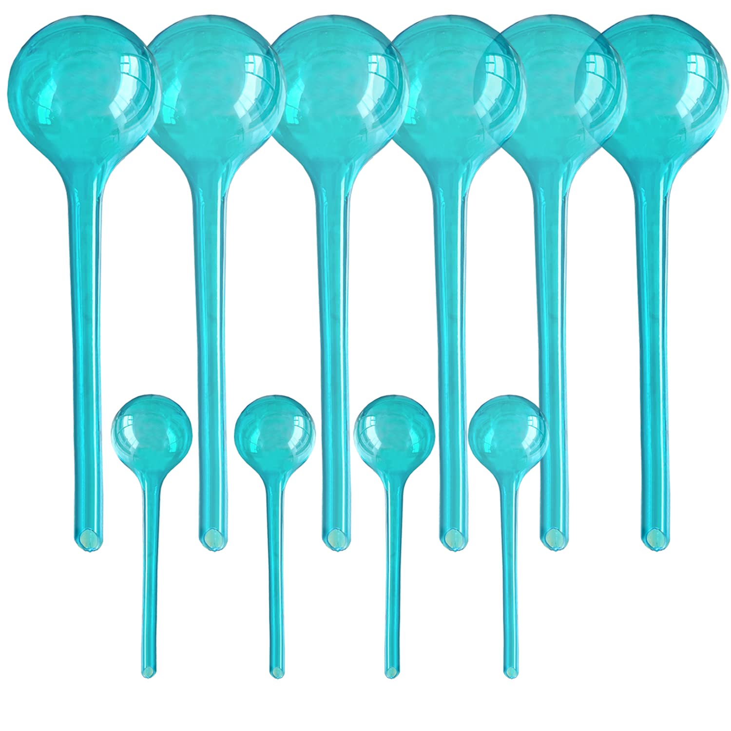 10pcs Plant Self Watering Globe Stakes, Aqua Plant Watering Stakes Automatic Plant Watering Bulb System Spikes, Flower Automatic Watering Device, Garden Self Waterer for Indoor Outdoor Plant