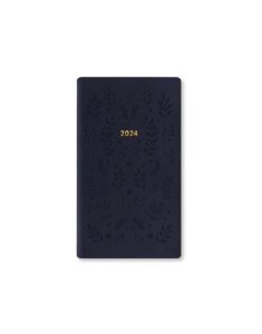 letts woodland medium pocket week to view 2024 diary - navy