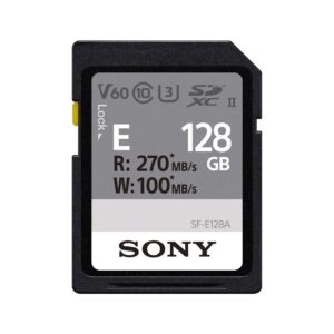 sony 128gb e series uhs-ii sdxc memory card