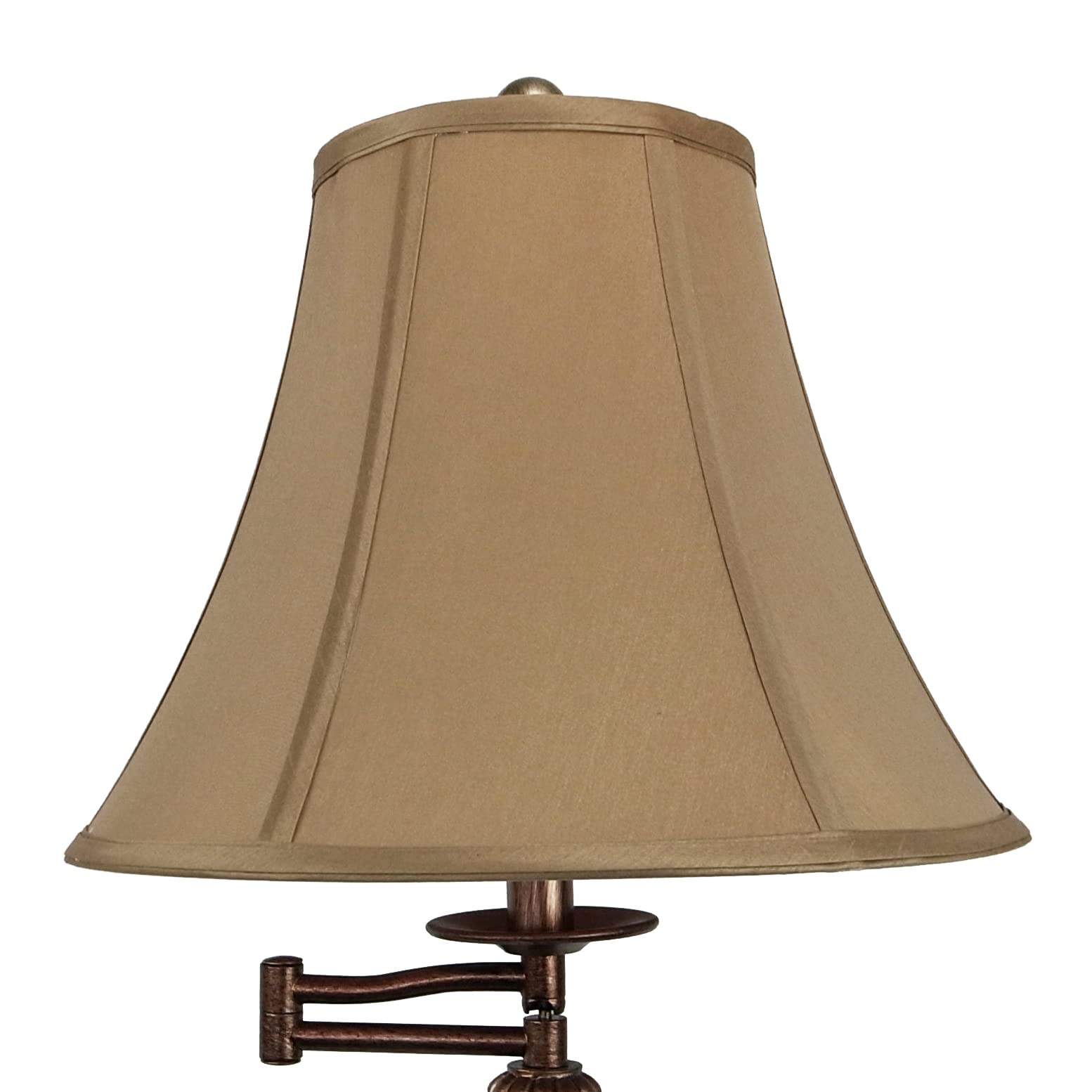 Mestar Decor 60 inch Rustic Bronze Swing Arm Floor Lamp