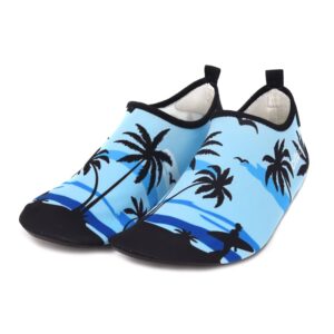 women's water shoes aqua socks for outdoor beach swim surf yoga exercise beach swim barefoot sports shoes(beach02, 10-11)