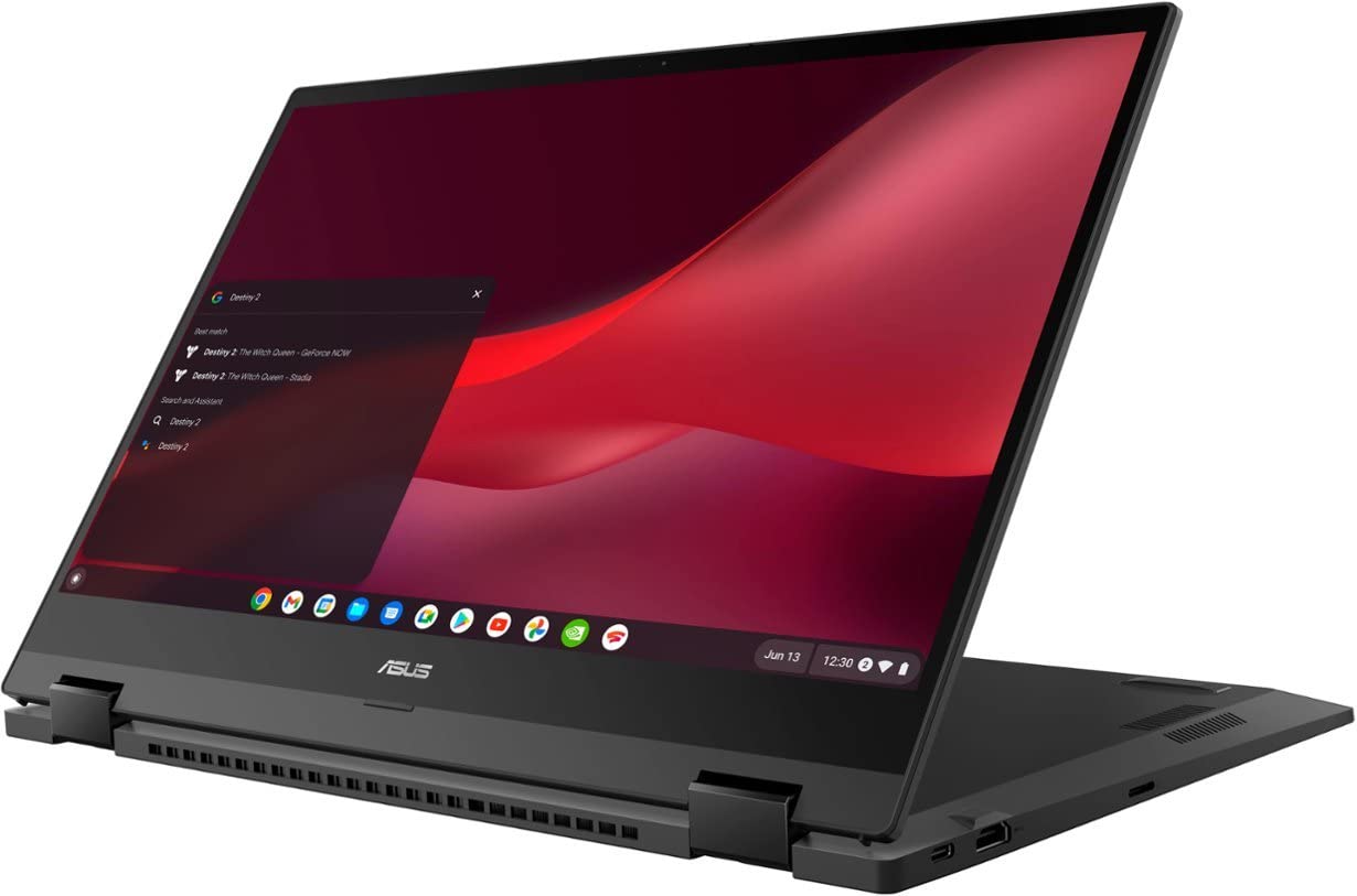 ASUS Cloud Gaming Chromebook Vibe CX55 Flip 15.6" Touchscreen 144Hz FHD 2-in-1 Laptop Computer, Intel Core i5-1135G7 (Beat i7-1065G7), 8GB LPDDR4X RAM, 512GB PCIe SSD, WiFi 6, Chrome OS